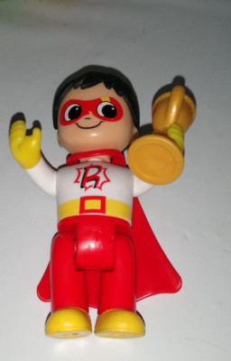 Ryan's World Red Titan Cape Super Hero w/trophy/cup toy Figure free ...