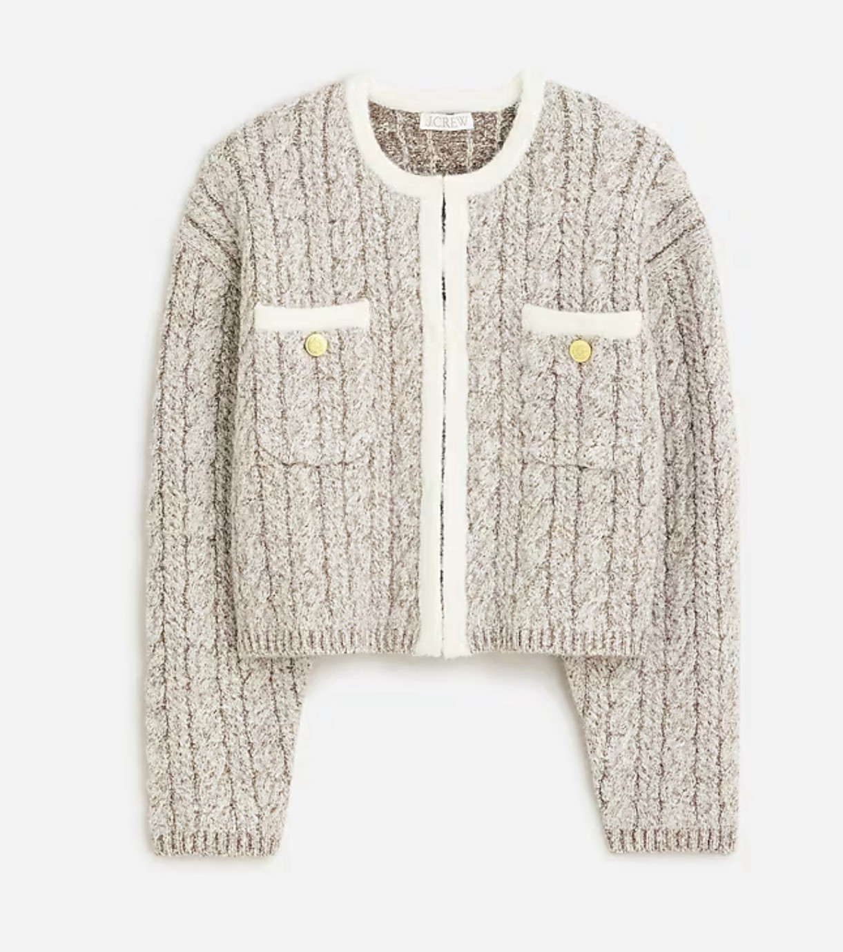 J Crew Cardigan Small Cable-knit Sweater Lady Jacket … - Gem