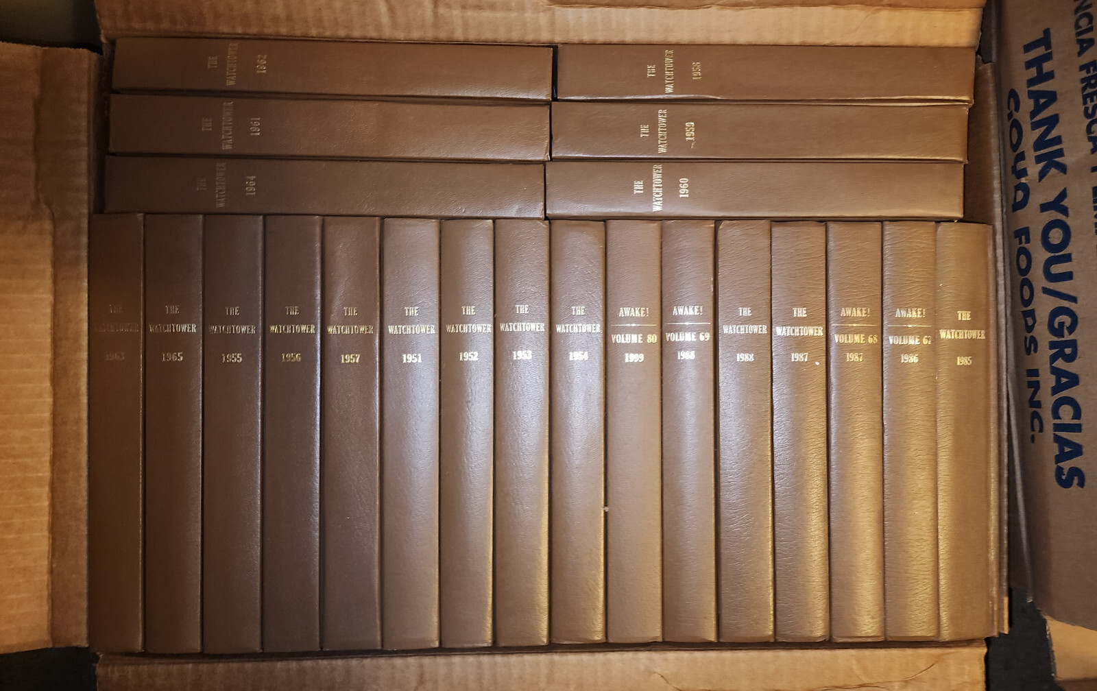 Jehovah's Witnesses WATCHTOWER AWAKE BOUND VOLUMES 1982 to 2003 Pick ...