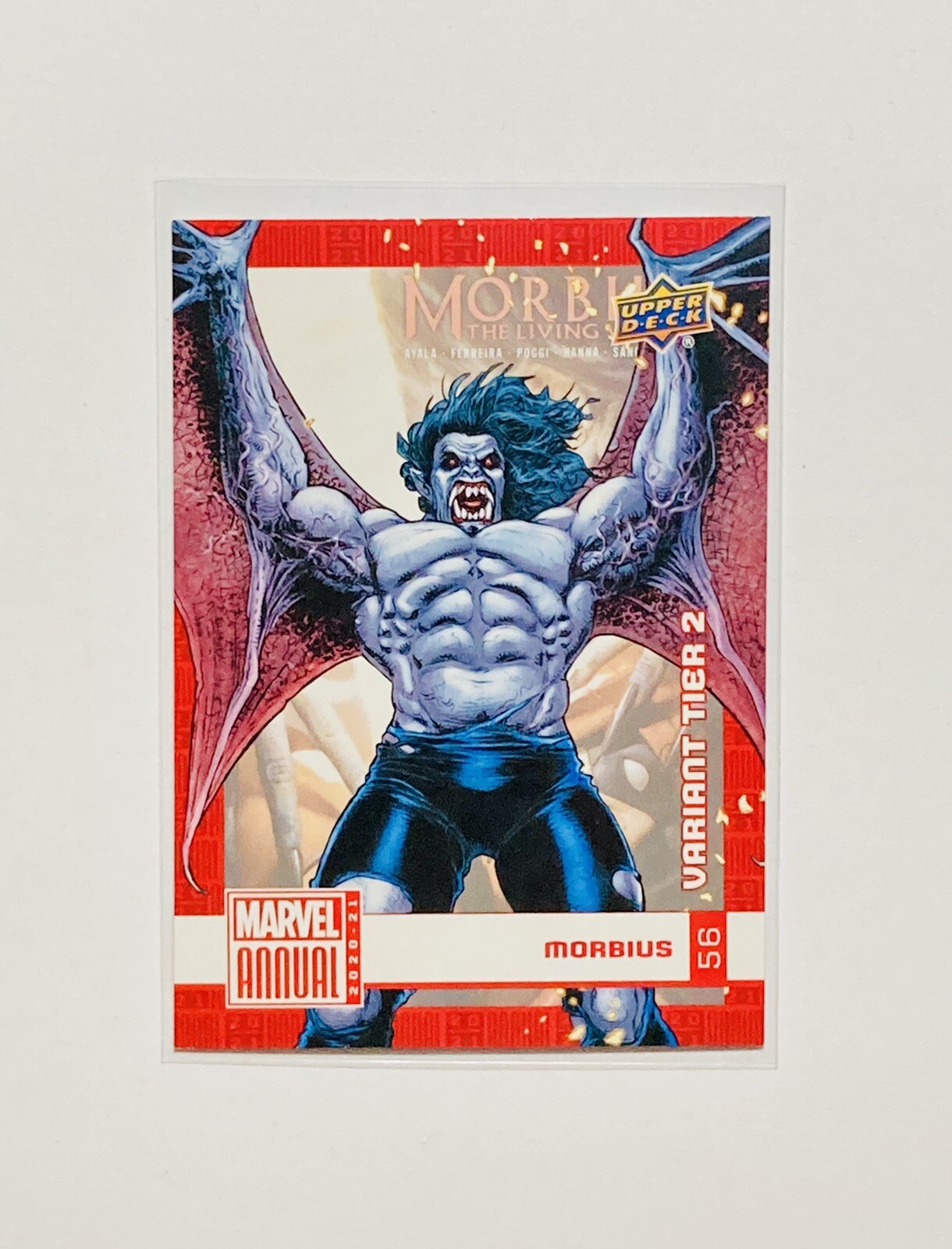 2020-21 Marvel Annual Base Set Variant Tier 2 Morbius NM Upper Deck | eBay