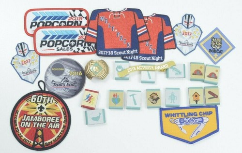 BSA Boy SCOUT Neckerchief Tie Patch's Lot Trail's End - Popcorn ...
