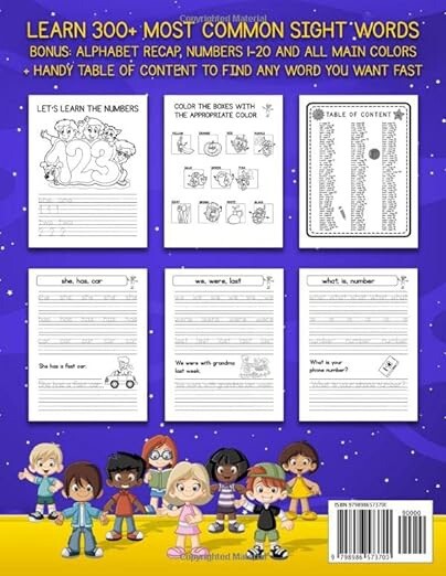 300 Most Frequent Sight Words Handwriting Practice Workbook ...