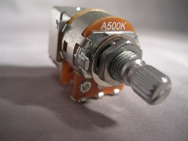 Alpha 500k Push Pull Switch/pot DPDT Audio Taper Split Knurled Shaft ...