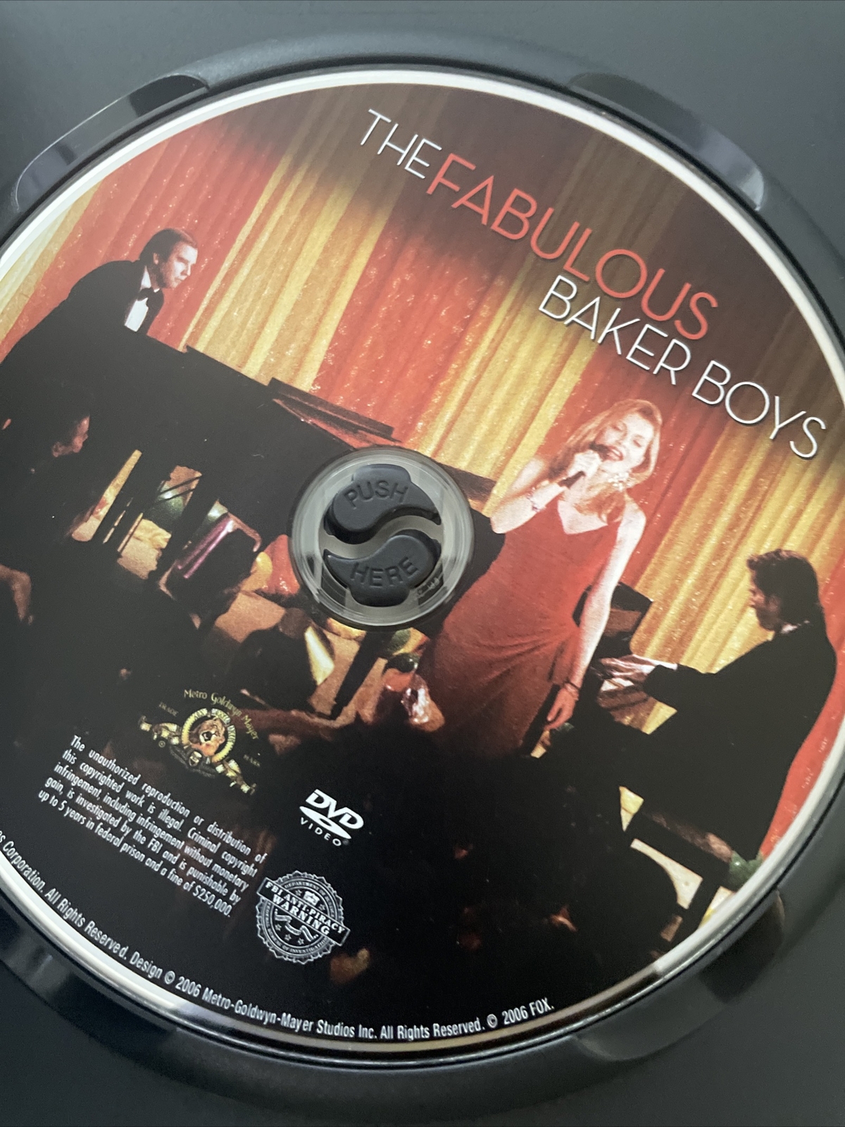 The Fabulous Baker Boys DVD 1989 Drama Romance Comedy Jeff Bridges ...