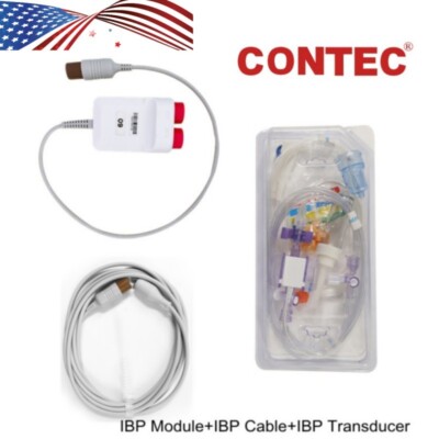 CONTEC Invasive Blood Pressure Module IBP Cable for Patient Monitor ...