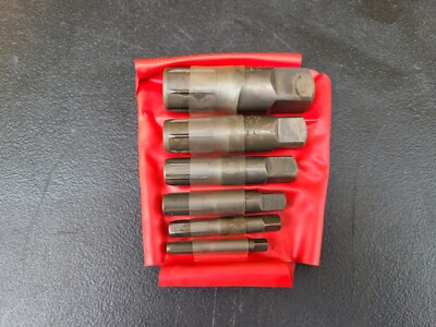 Vintage Ridgid 883 6 Piece Threaded Pipe Extractor Set | eBay