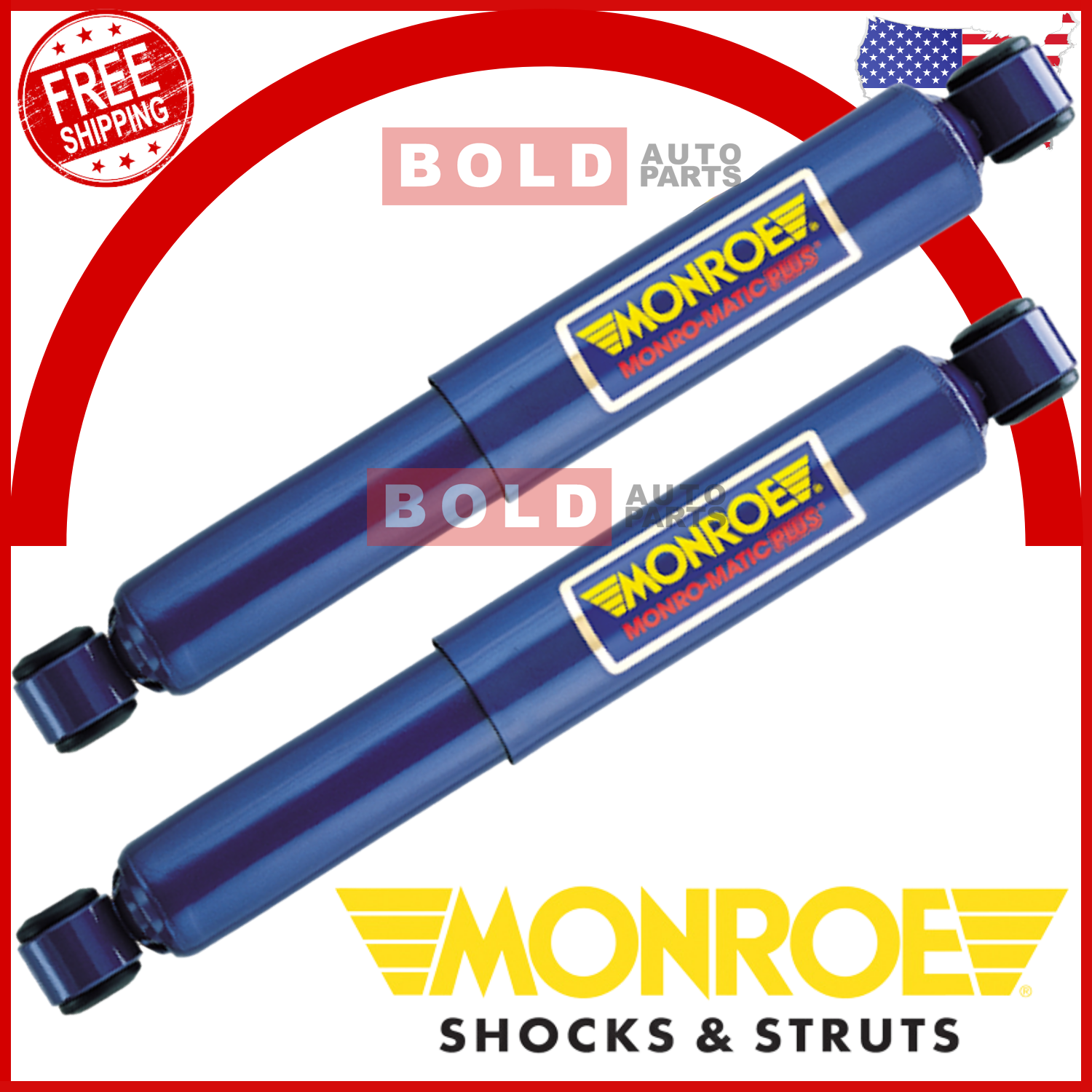 Rear Shock Absorber 2PCS Set Monroe-Matic For Chevrolet HHR Cobalt ...