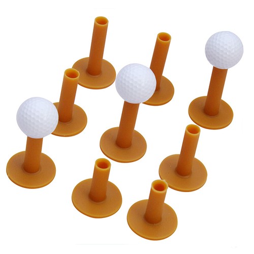 6 Pcs Golf Tees Holder Driving Range Mat Rubber Training Practice ...