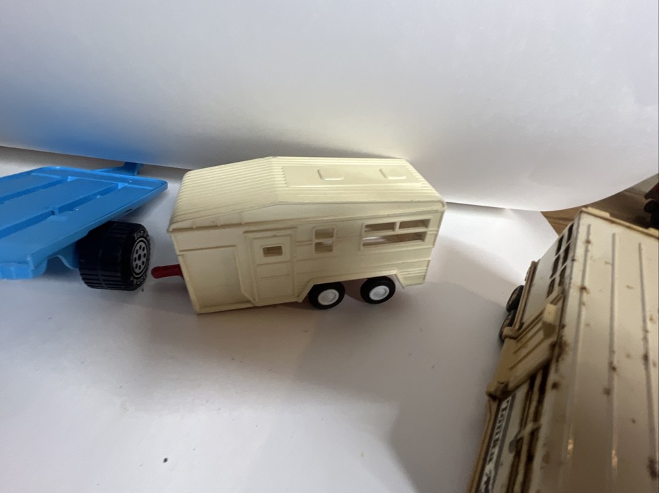 Vintage Tonka Trailer Lot Horse Trailers Flat Bed Trailer | eBay