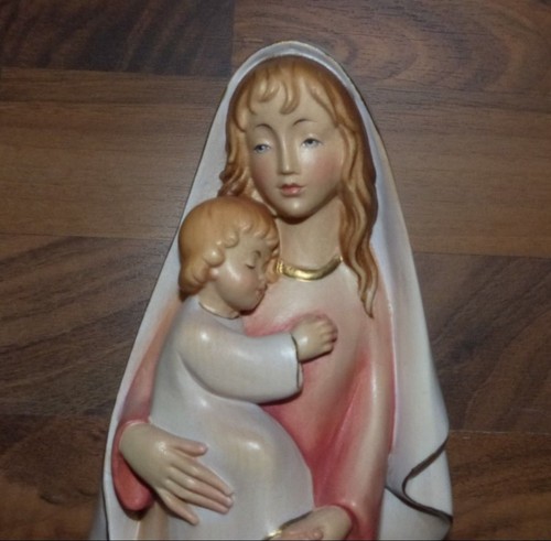 Madonna mit Kind / Jesuskind - Hl Maria - 30cm - Holz geschnitzt ...