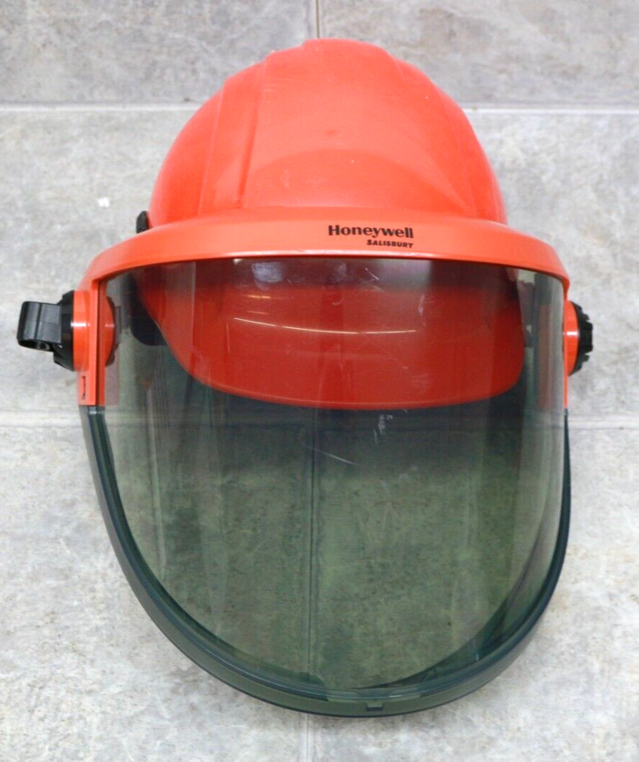 HONEYWELL NORTH N10 N20 Z94 6 3/4 - 8 Hard Hat Type 1 Orange w/ Face ...
