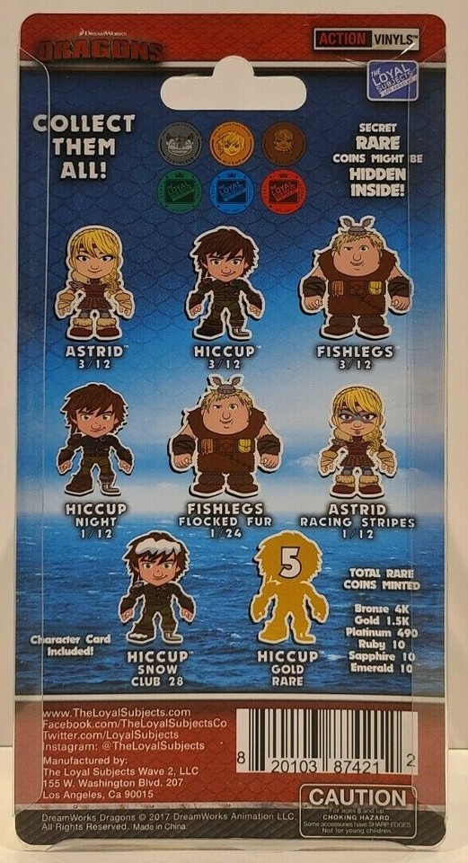 HTTYD action vinyl - Astrid - How To Train Your Dragon -NEW - Unopened ...