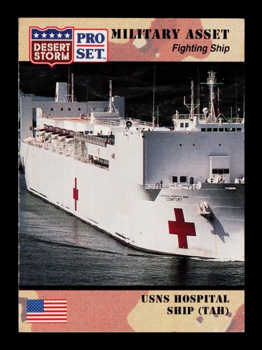 USNS Hospital Ship TAH 190 Desert Storm Pro Set 1991 Trading Card | eBay