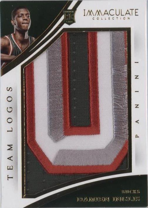 2014-15 Panini Immaculate Collection - Team Logos Damien Inglis #76 /12 ...