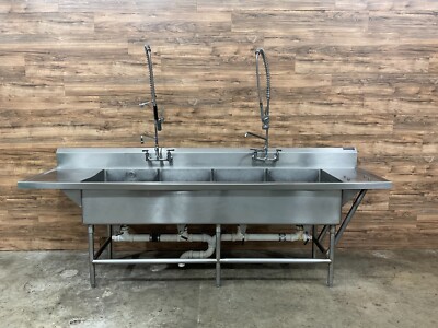 3-Compartment Sinks - 3 Bay Sink