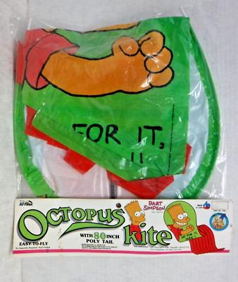 Bart Simpson Octopus Kite With 80 Inch Poly Tail Hi-Flier HS-C1-1 | eBay