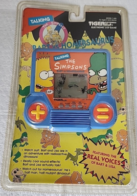 SIMPSONS BART vs HOMERSAURUS VINTAGE TIGER ELECTRONIC GAME 1994 NEW ...