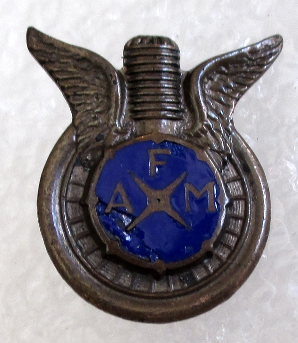 Antique Federation of American Motorcyclists FAM Motorcycle Club Pin #2 ...