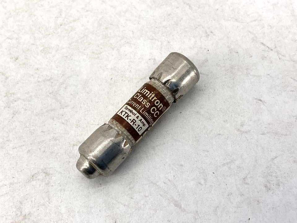 Lot of 3 New Bussmann KTK-R-10 Limitron Current-Limiting Class CC Fuse ...