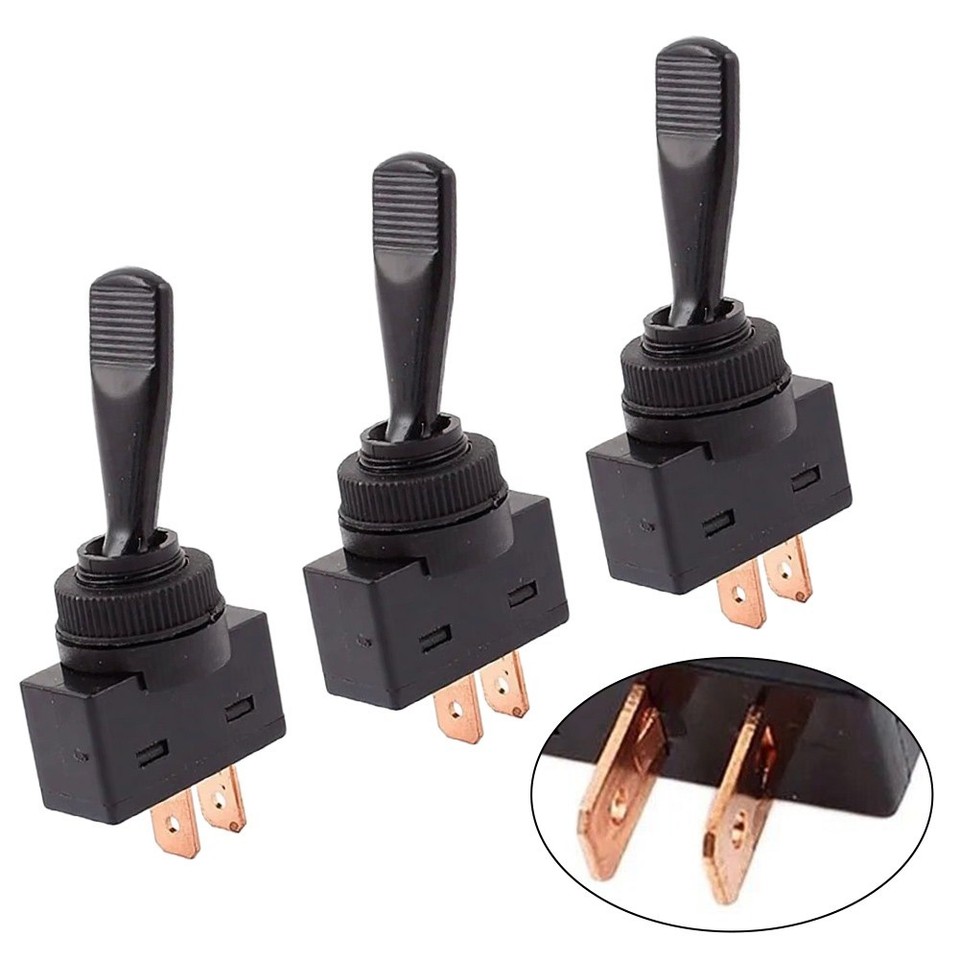 Tough Construction Pack of Three Automotive Toggle Switches at High ...