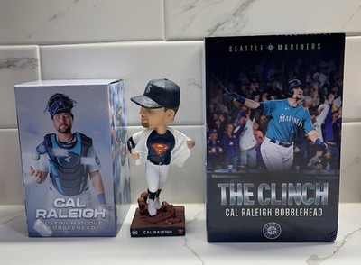 Seattle Mariners Cal Raleigh Clinch Platinum Glove Superman SGA ...