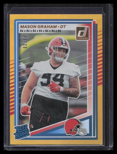 2025 Donruss #340 Mason Graham RC Rookie Card #/94 | eBay