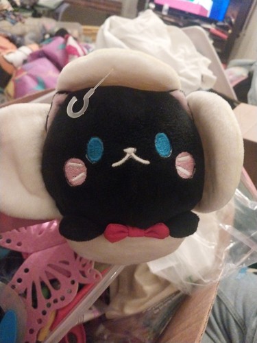 Crunchyroll Bananya Black Cat Banana Plush 2018 Kitty Stuffed Toy | eBay