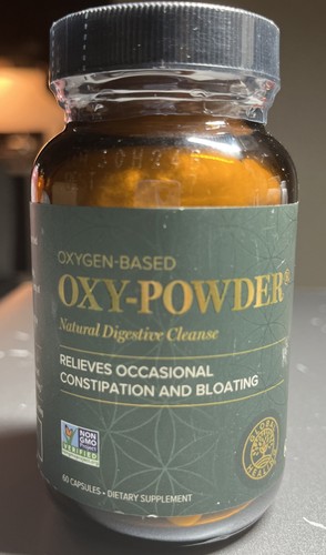 Oxy Powder Colon Cleanse & Natural Detox Pills 60ct, 2 Packs, Exp.08/ ...