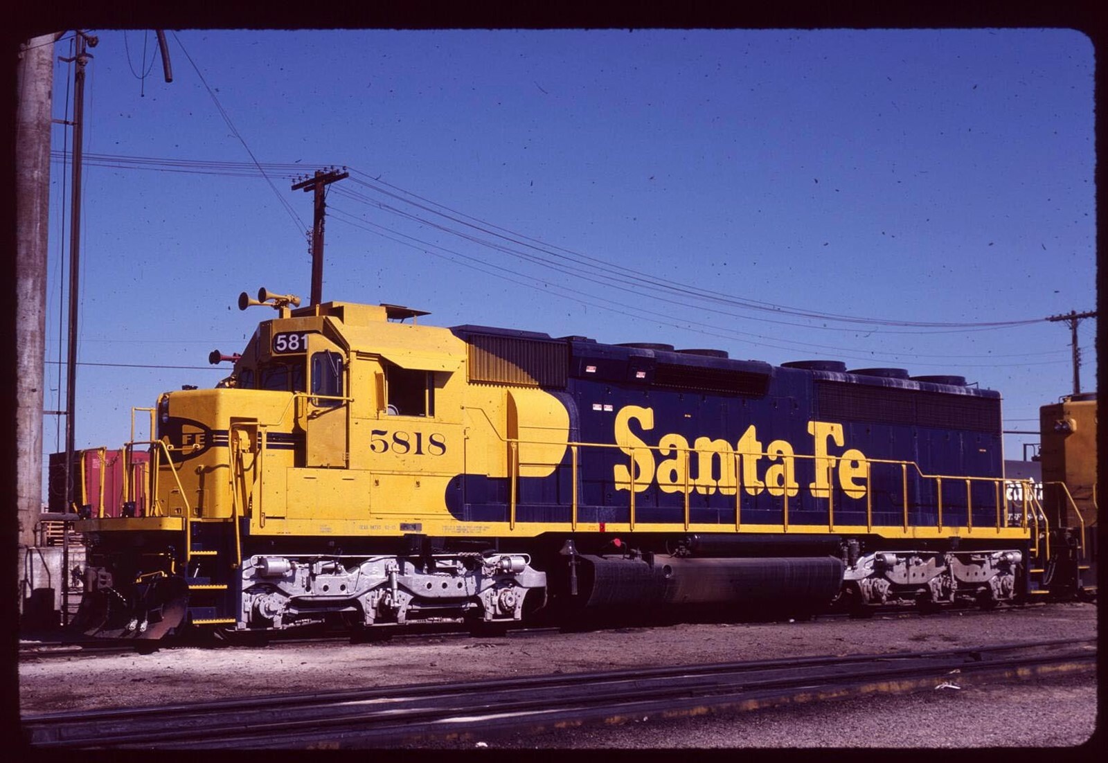 Original Rail Slide - ATSF Santa Fe Railway 5818 Phoenix AZ 6-17-1990 KM25 | eBay