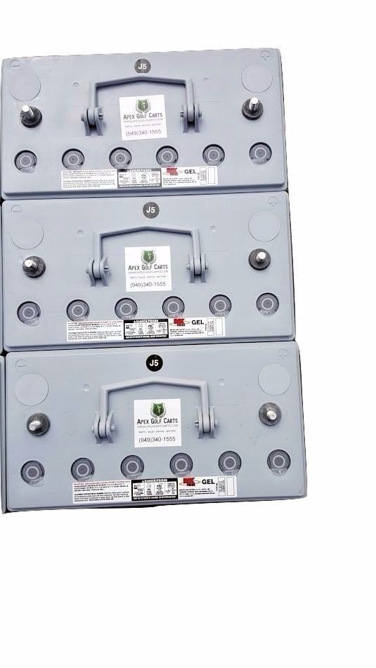 QTY 6: 12V Volt GEL Golf Cart Batteries Battery for Ford Think Neighbor ...