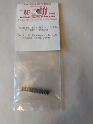 Wolff Springs Rebound Spring - 15 lb Reduced Power S&W J K L & N Frame ...