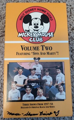 Sharon Baird Autographed Signed 1957-58 Mickey Mouse Club VHS - RARE ...