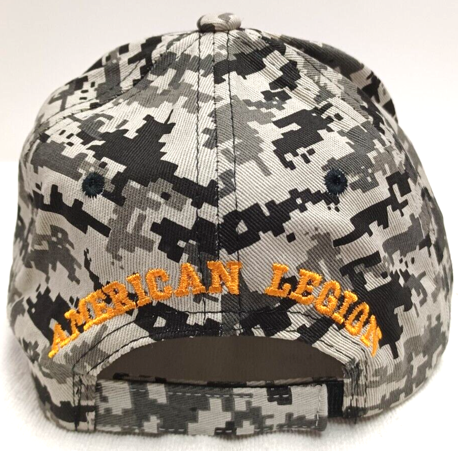 AMERICAN LEGION MILITARY CAP AMERICAN LEGION HAT DIGITAL CAMO WITH ...