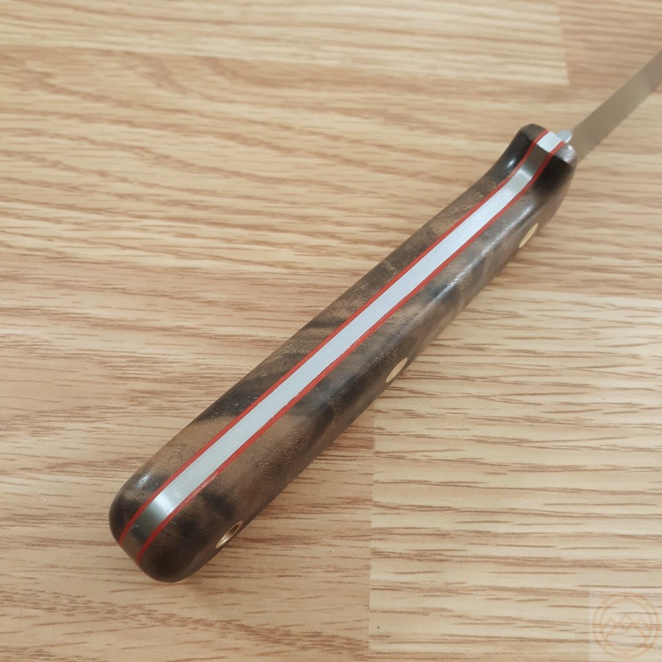 BRISA Kephart 115 Stabilized Fixed Knife 4.5" 80CrV2 Steel Blade Walnut Handle | eBay