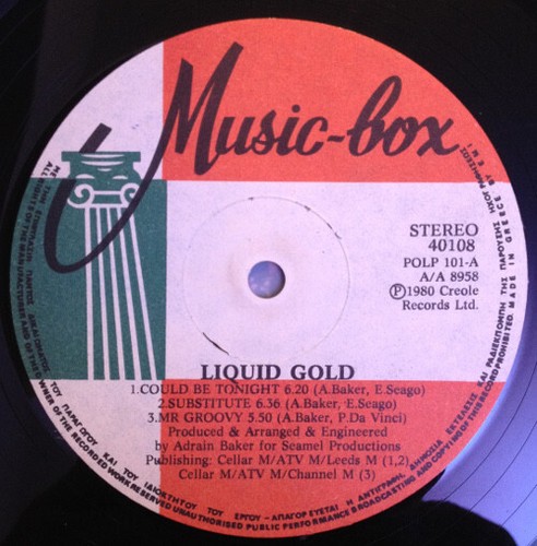 Vinyl Liquid Gold Liquid Gold LP, Album 1980 Disco (NM or M- / NM or M ...