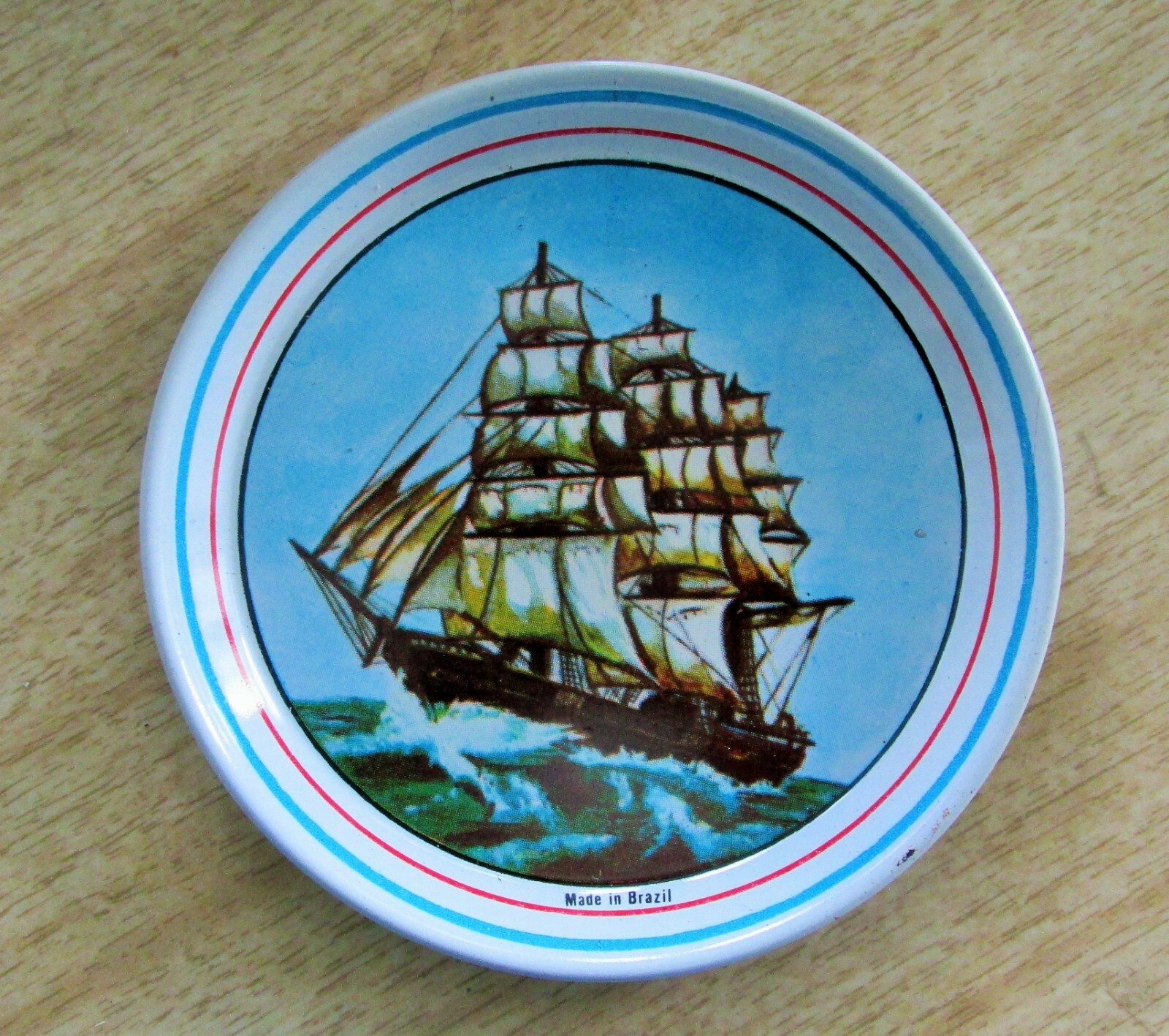 Vintage Clipper Ship Metal Coasters - Set of 6 - Made in Brazil | eBay