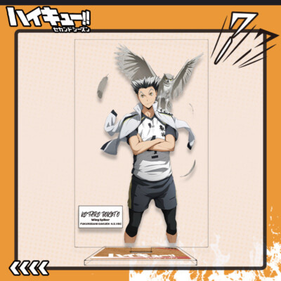 Haikyuu!! Kotaro Bokuto Cosplay Double sided Figure Acrylic Stand Decor ...