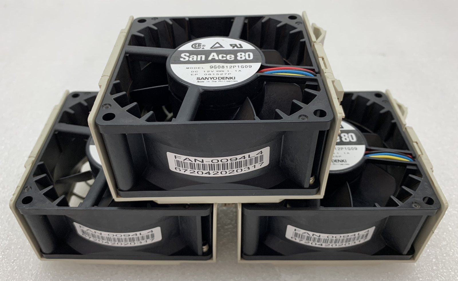 Lot of 3 San Ace 80 Server Fans Model: 9G0812P1G09 | eBay