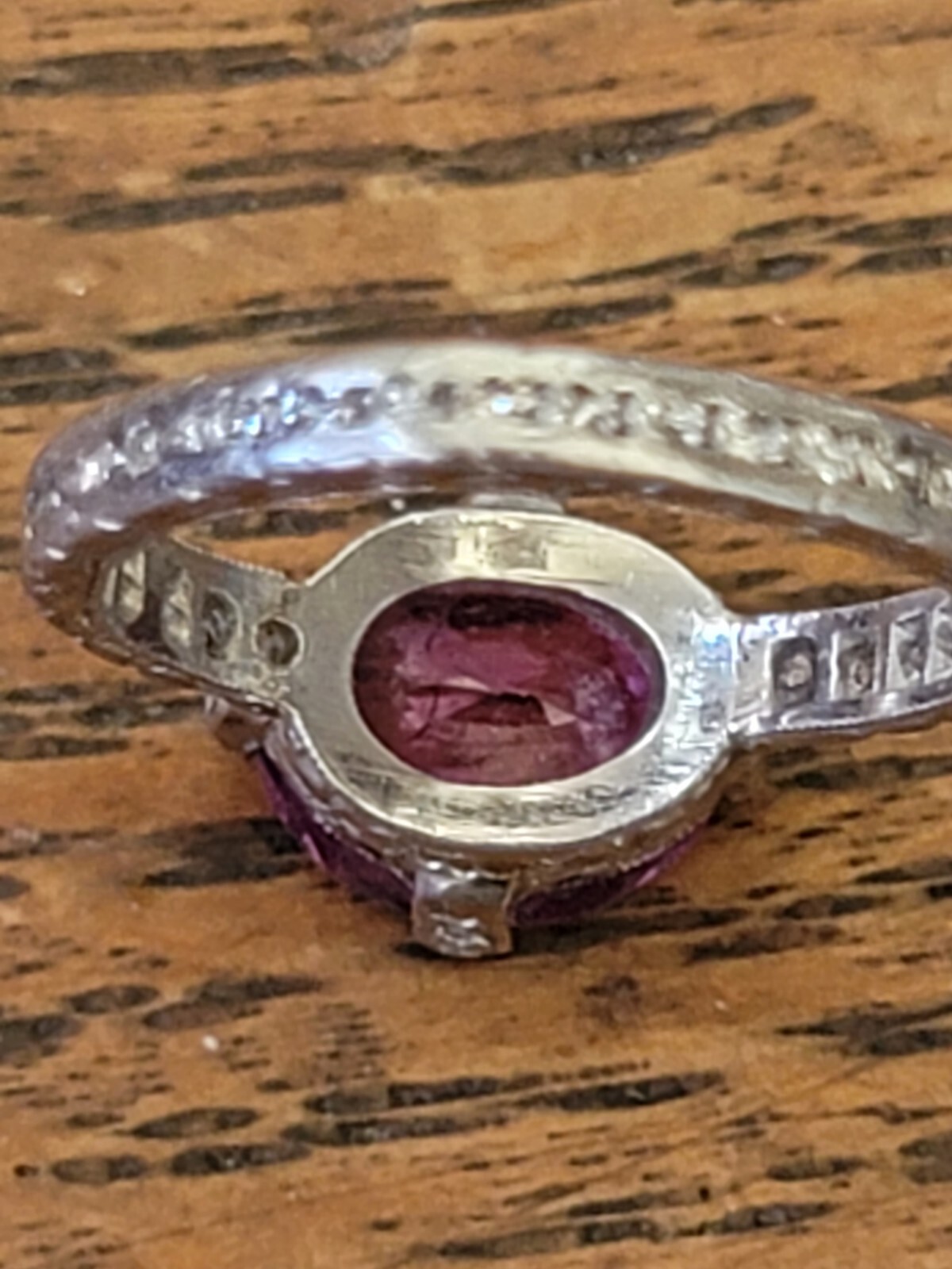 Loree Rodkin Platinum Diamond Pink Sapphire Ring | eBay