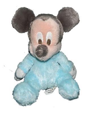Disney Parks Blue Plush Baby Mickey Mouse Chimes Rattle Toy Stuffed ...