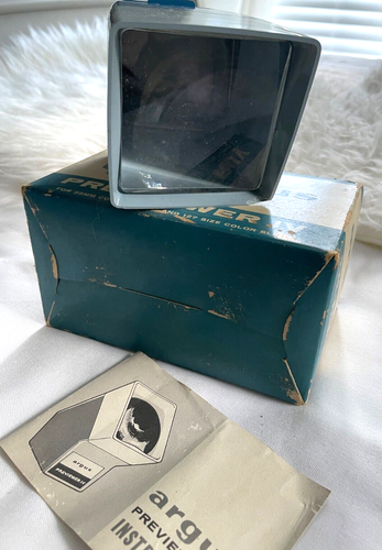 Vintage 1950s Argus Previewer IV Original Box | eBay
