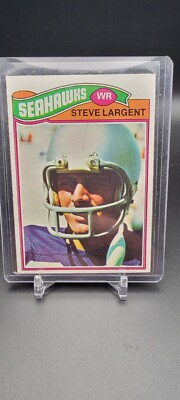 STEVE LARGENT 1977 Topps Rookie Card #177 SEATTLE SEAHAWKS NM/MT | eBay