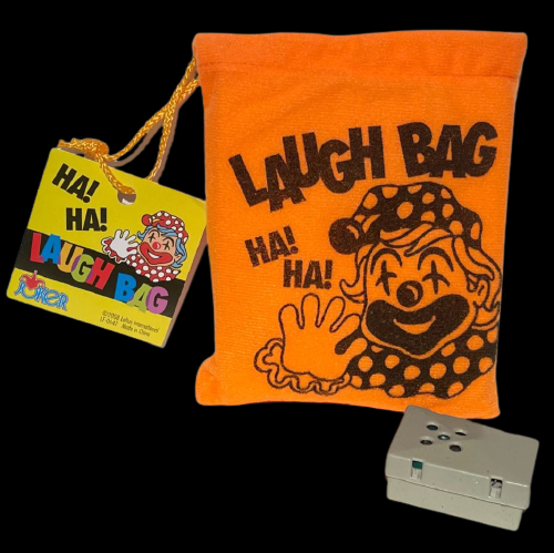 1 LAUGH BAG Laughing Sound Toy Prank Joke Gift Funny HA Box Clown ...