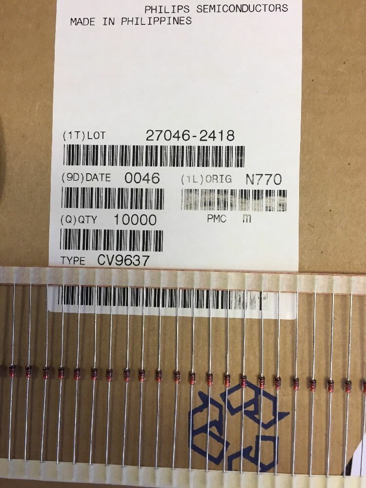 CV9637 BAW62 1N914 PHILIPS SMALL SIGNAL DIODES SINGLE 75V 100mA 4ns 4A ...