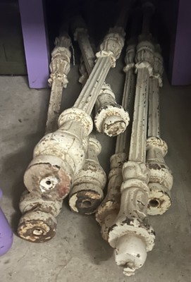 Custom Listing Vintage Cast Iron Railing Spindles Set Of 8 For tlmstar ...