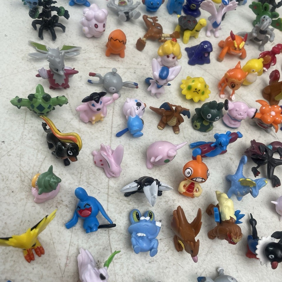 Lot of 115 RL Pokemon Mini Tiny R/L.W 1" Figures 2005 2006 2007 ...