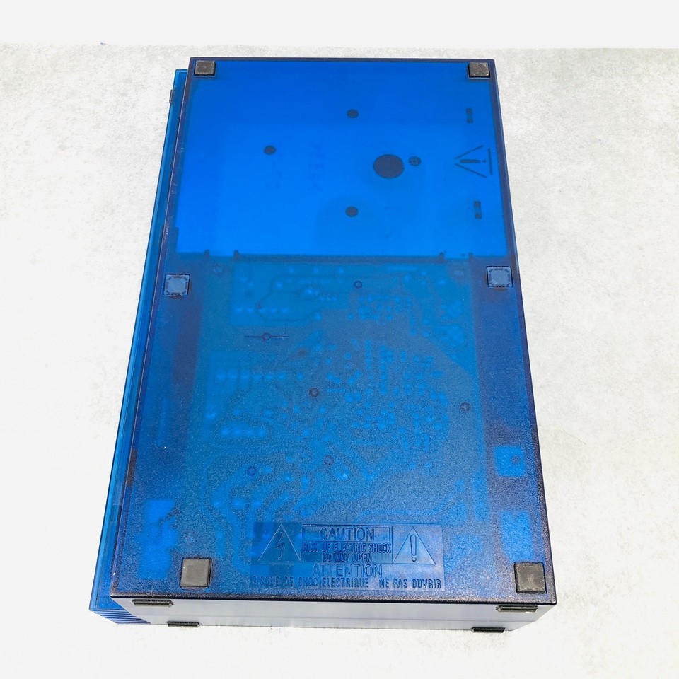 [EX+3] Sony PS2 Playstation PS 2 SCPH-37000 Ocean Blue Console BOX 26 ...