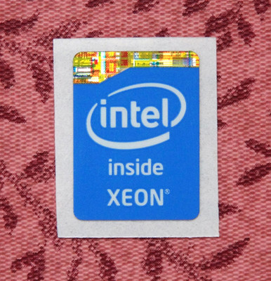 Intel Xeon Inside Sticker 15.5 x 21mm 2013 Version Haswell Case Badge ...