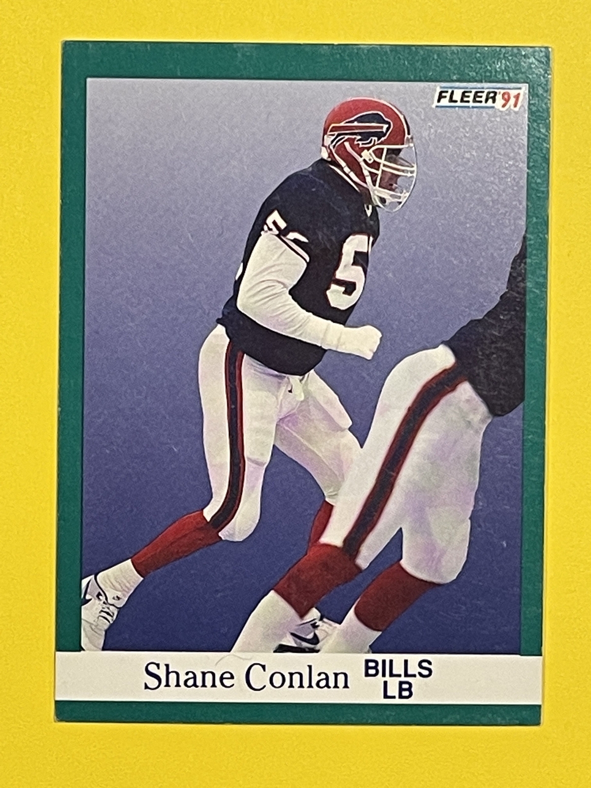 Shane Conlan 1991 Fleer Base #1 Buffalo Bills | eBay