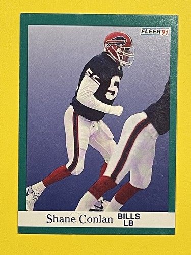 Shane Conlan 1991 Fleer Base #1 Buffalo Bills | eBay